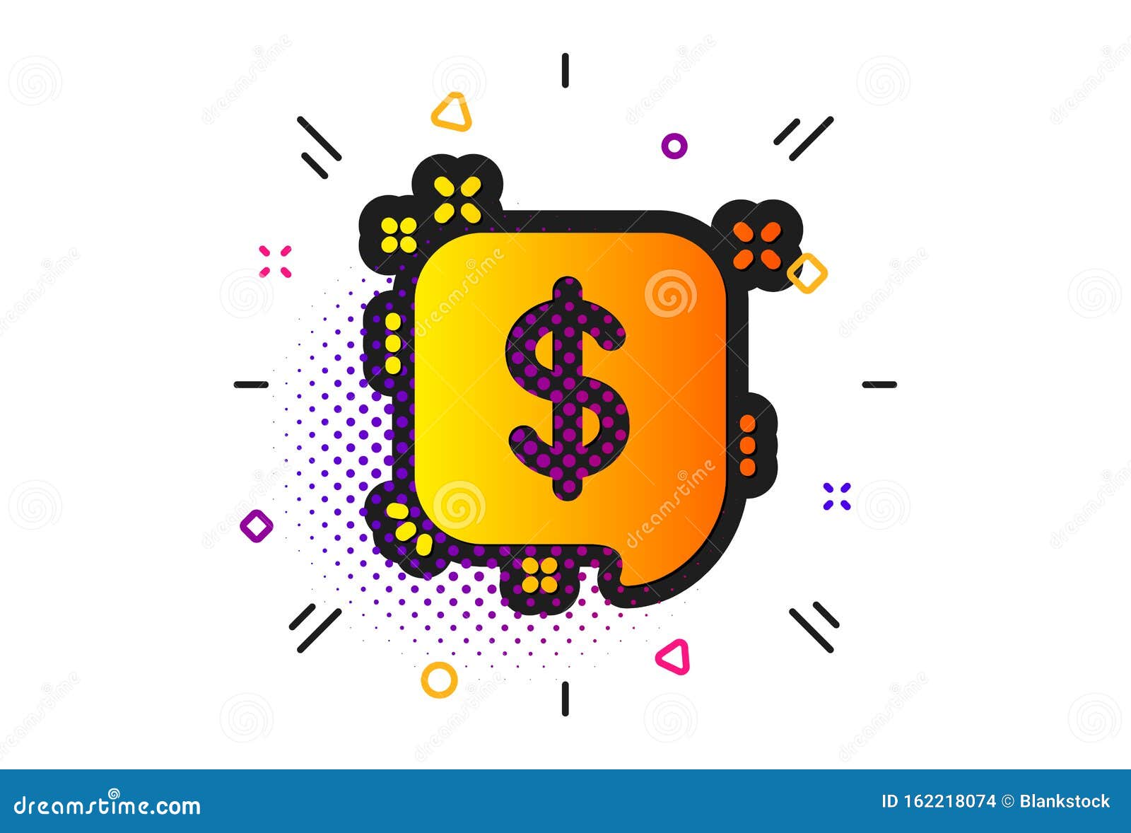Payment Received Icon. Dollar Sign. Vector Stock Vector - Illustration ...