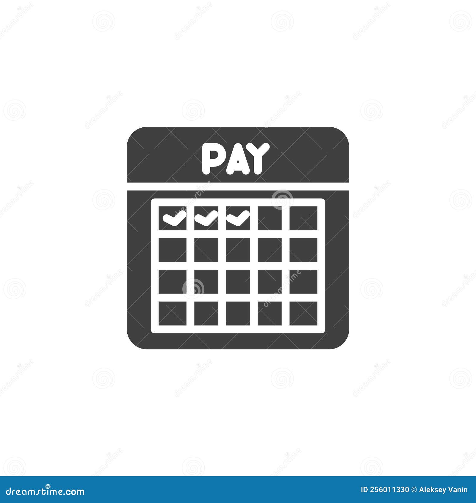 Payment Schedule Time Notification Reminder Or Money Budget Transaction ...