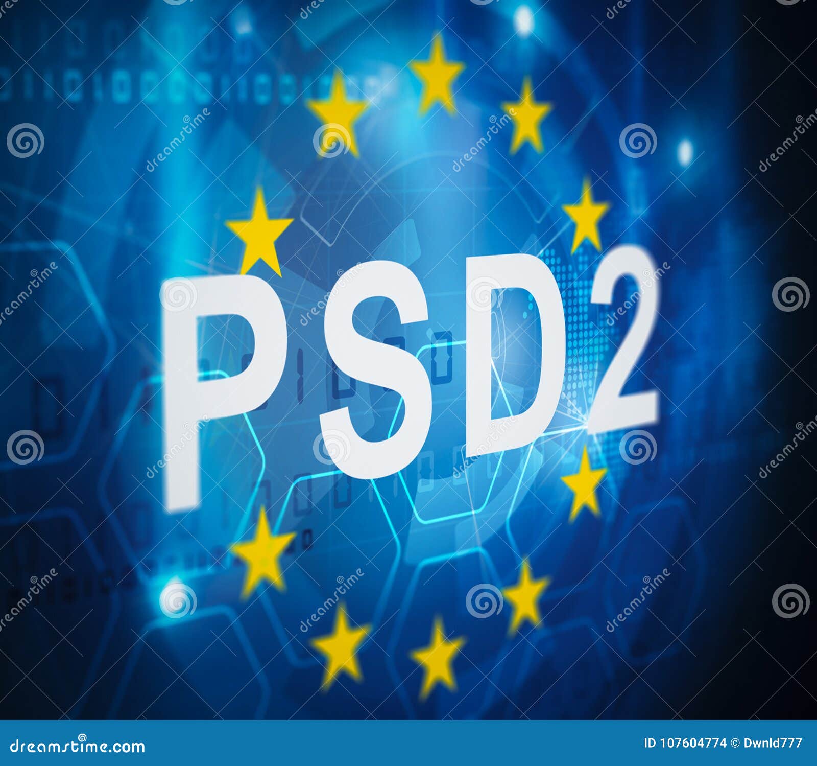 PSD2, Payment Services Directive 2. Concept With People, Letters And ...