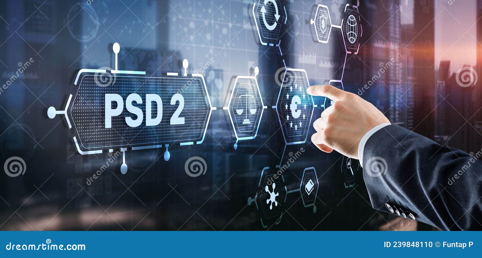 Payment Services Directive Revised PSD2. EU Payment Directive Stock ...