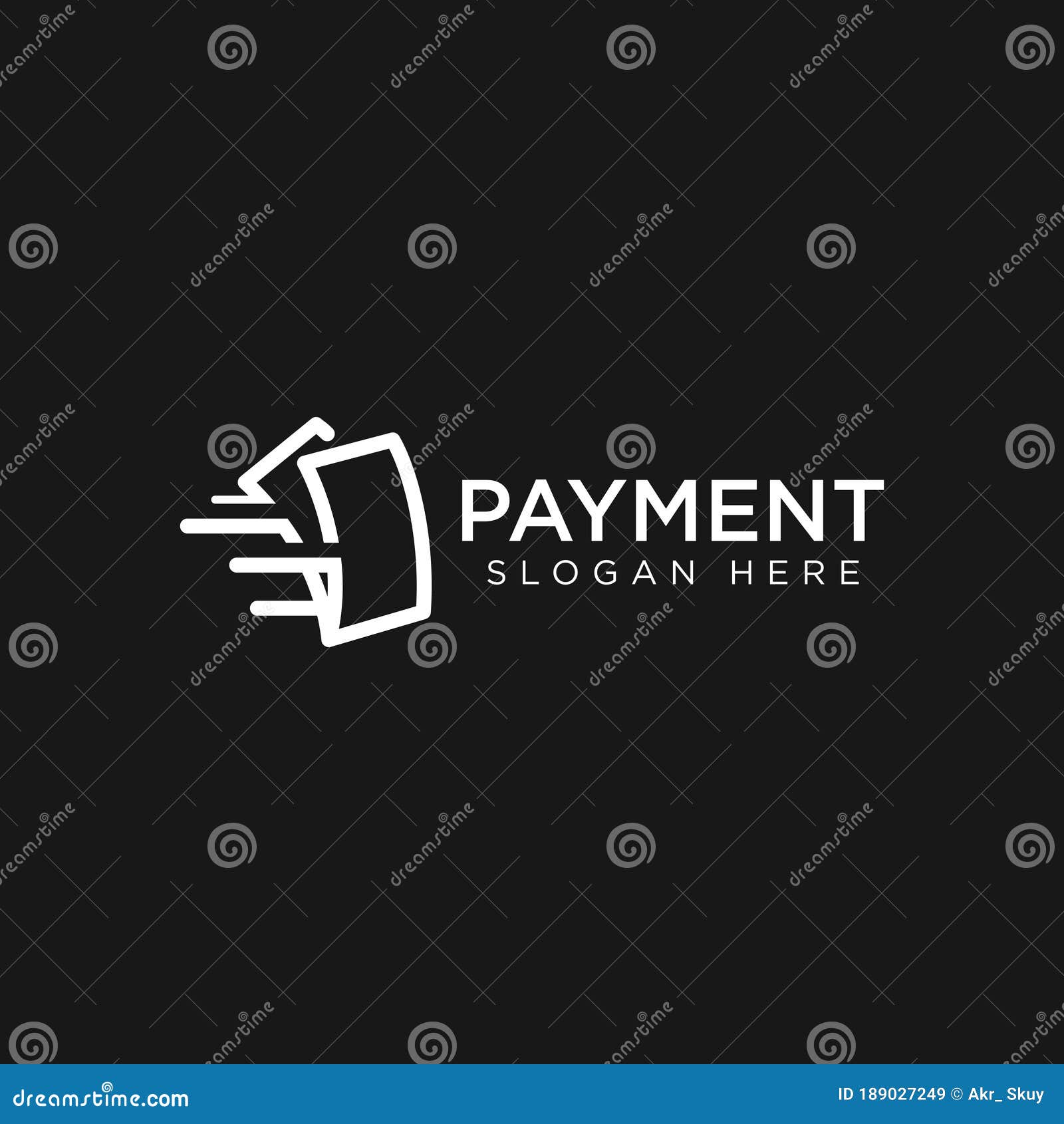 Payment Simple and Modern Logo Design Stock Illustration - Illustration ...