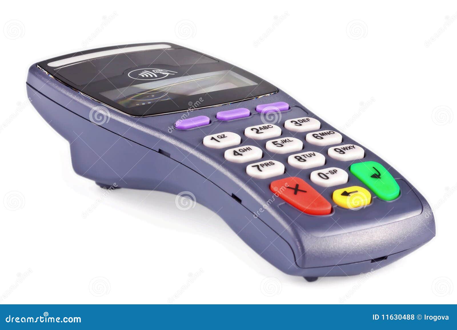 The Payment Terminal Contactless Stock Photo - Image of check, magnetic ...