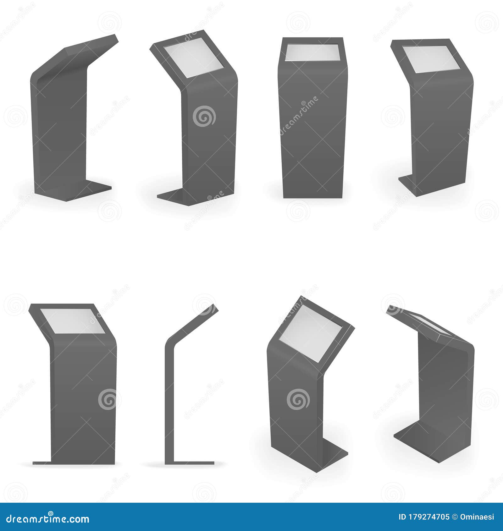 Bus Terminal Isometric Illustration Cartoon Vector | CartoonDealer.com ...