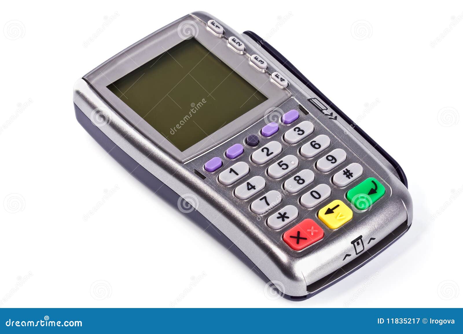 The Payment Terminal for Payment Stock Image - Image of retail, number ...