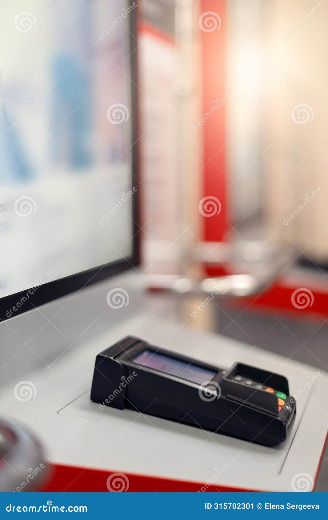 Payment Terminal, Ticket Vending Machine Stock Image - Image of finance ...