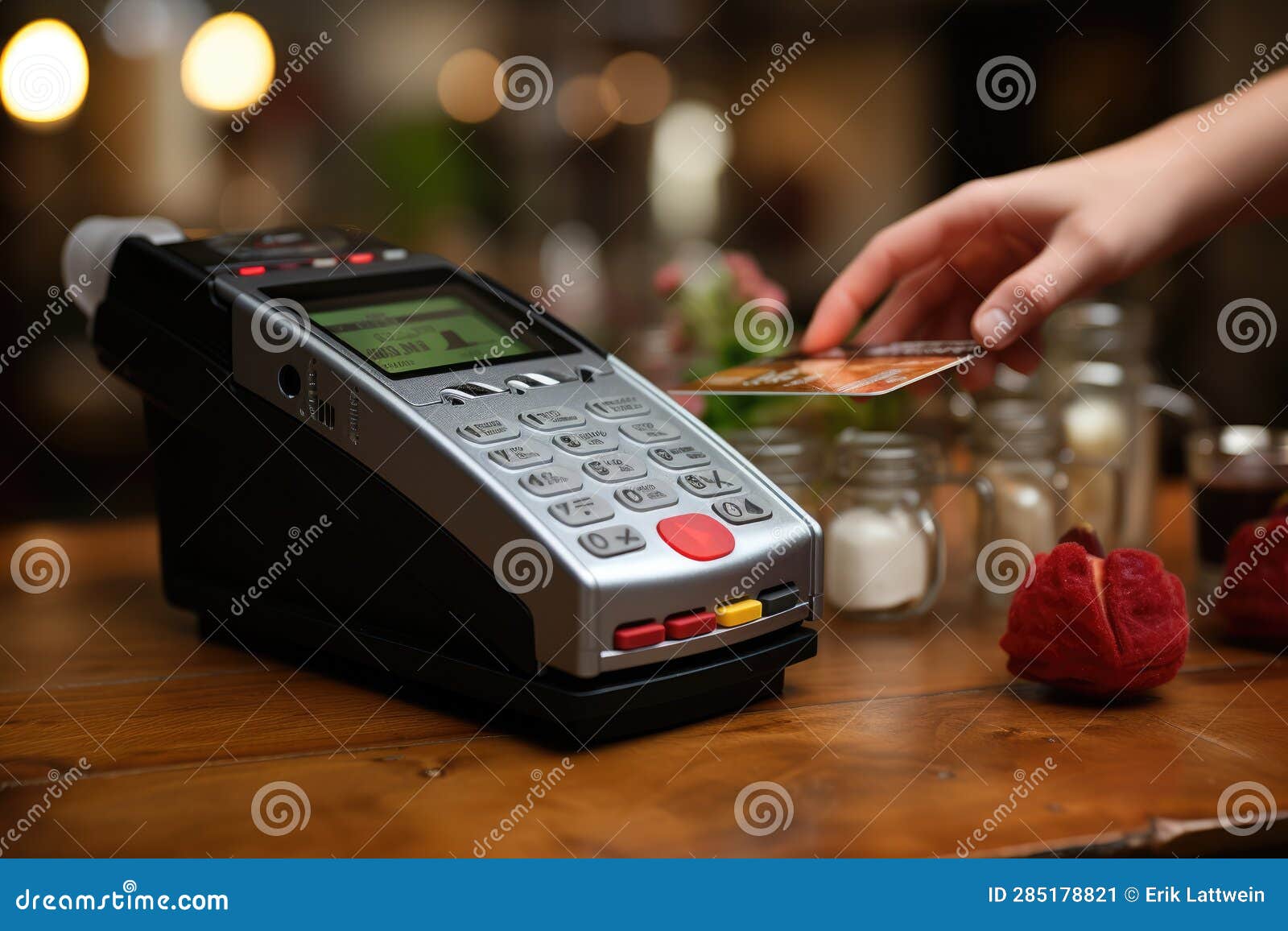 Payment Visualized on a Professional Stockphoto Stock Illustration ...