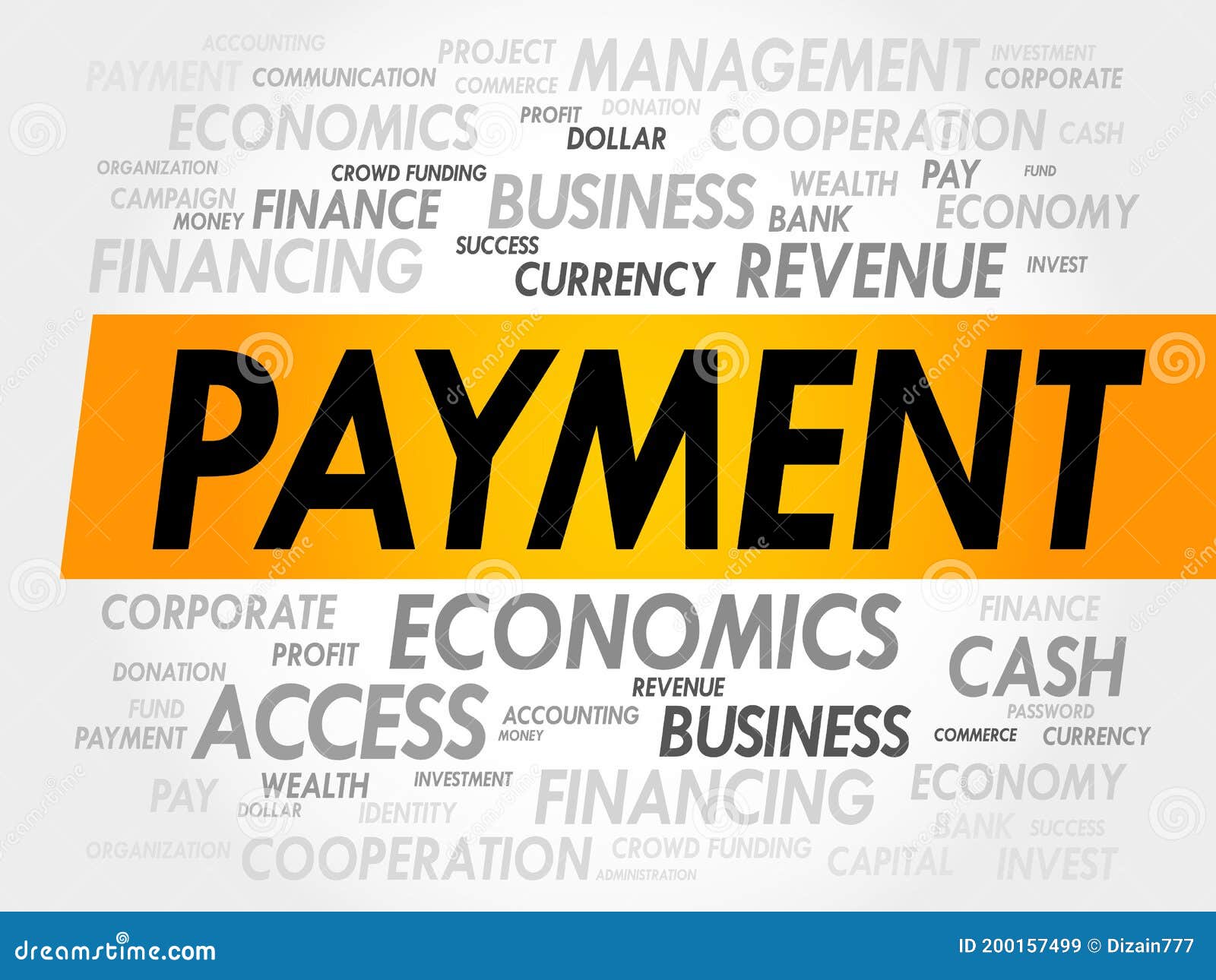 Payment Word Lettering Illustration Cartoon Vector | CartoonDealer.com ...