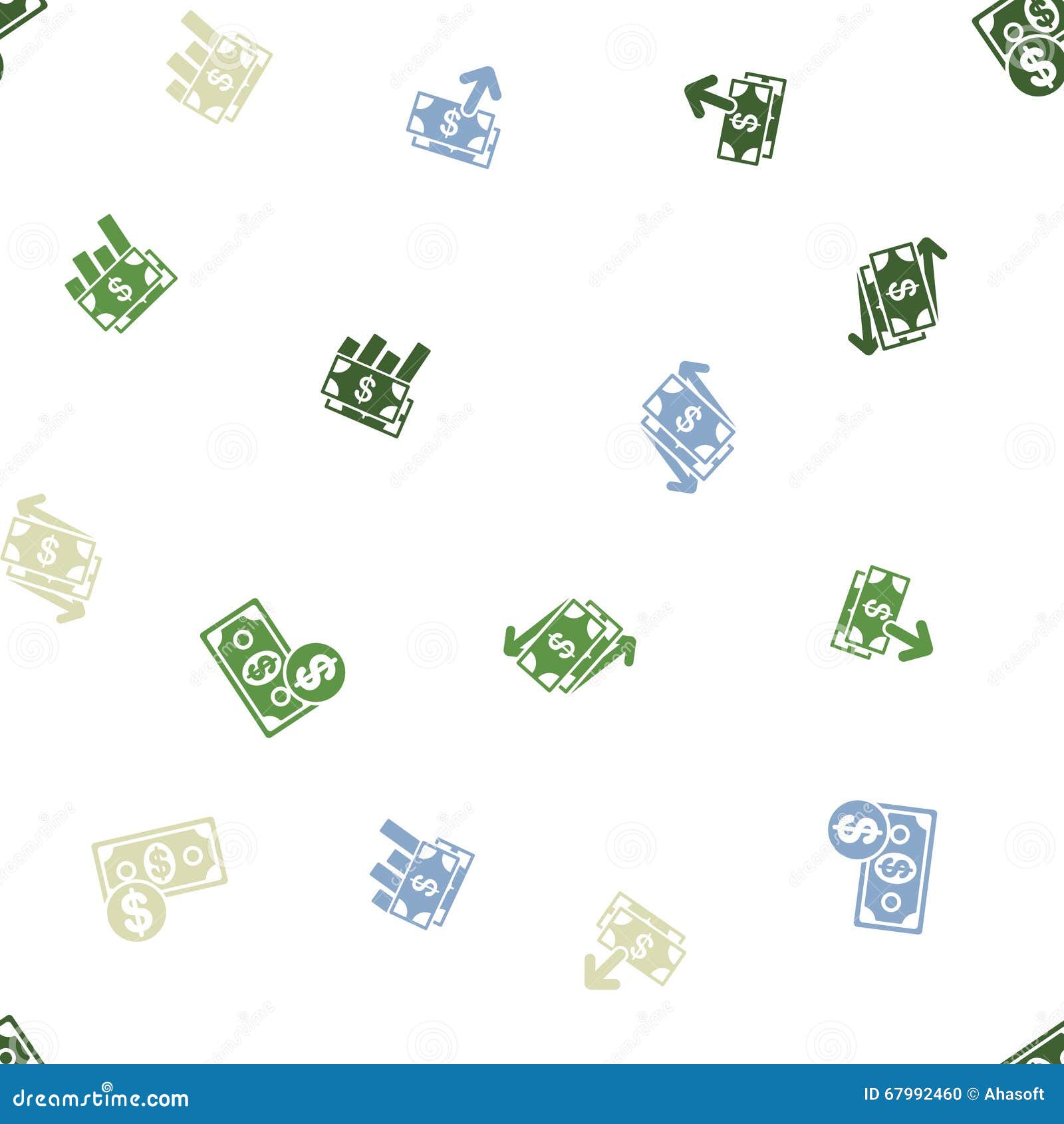 Payments Seamless Flat Vector Pattern Stock Vector - Illustration of ...
