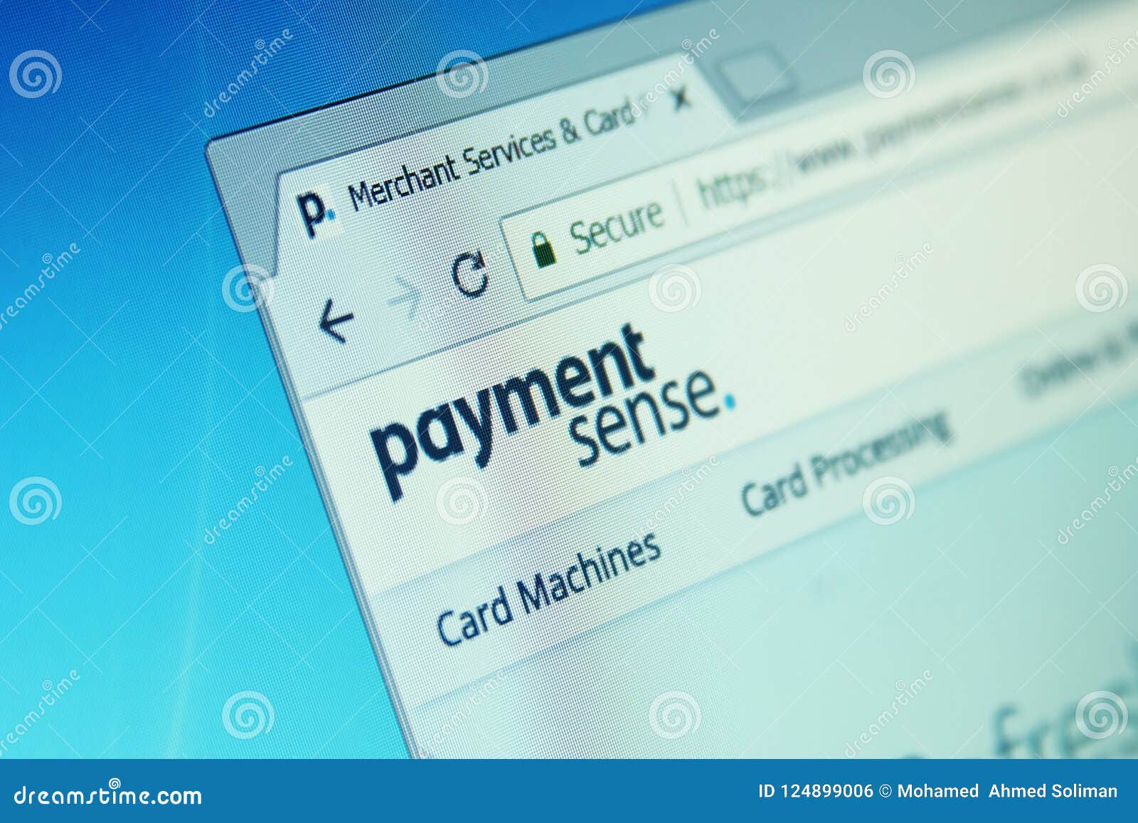 Paymentsense-Zahlungssystem Redaktionelles Foto - Bild von redaktionell ...