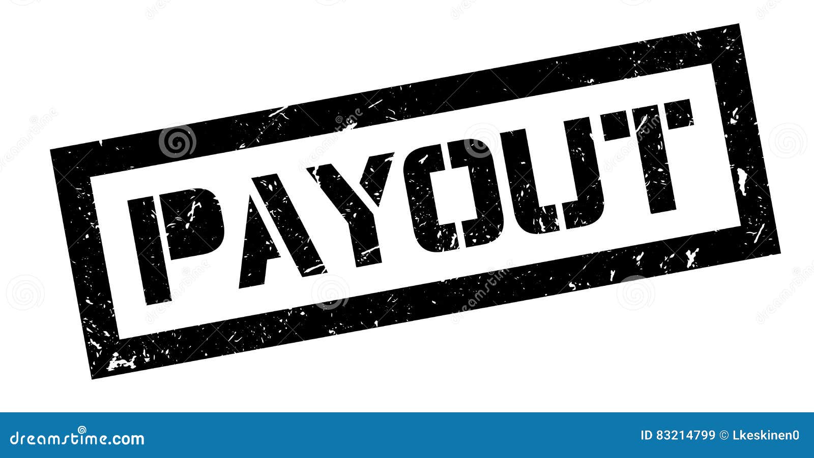Payout rubber stamp stock illustration. Illustration of icon - 83214799