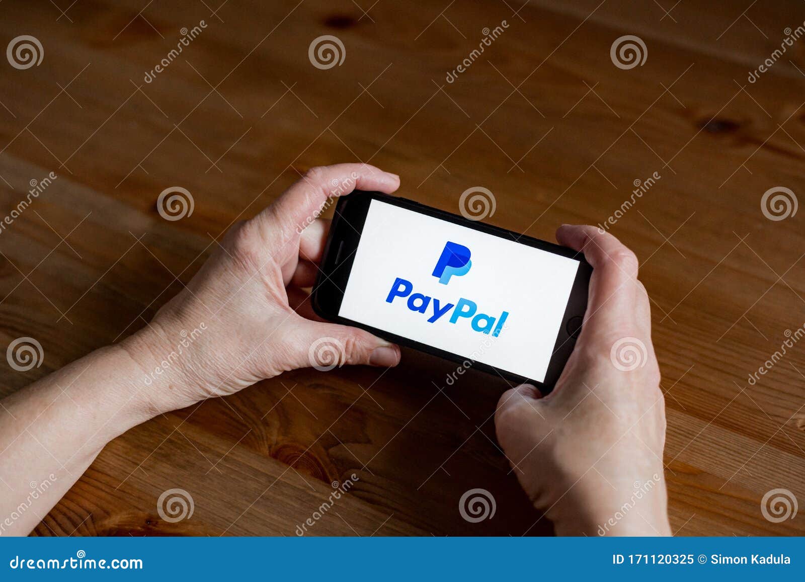Paypal Logo Sign Application Screen on Mobile Phone Online Retail ...