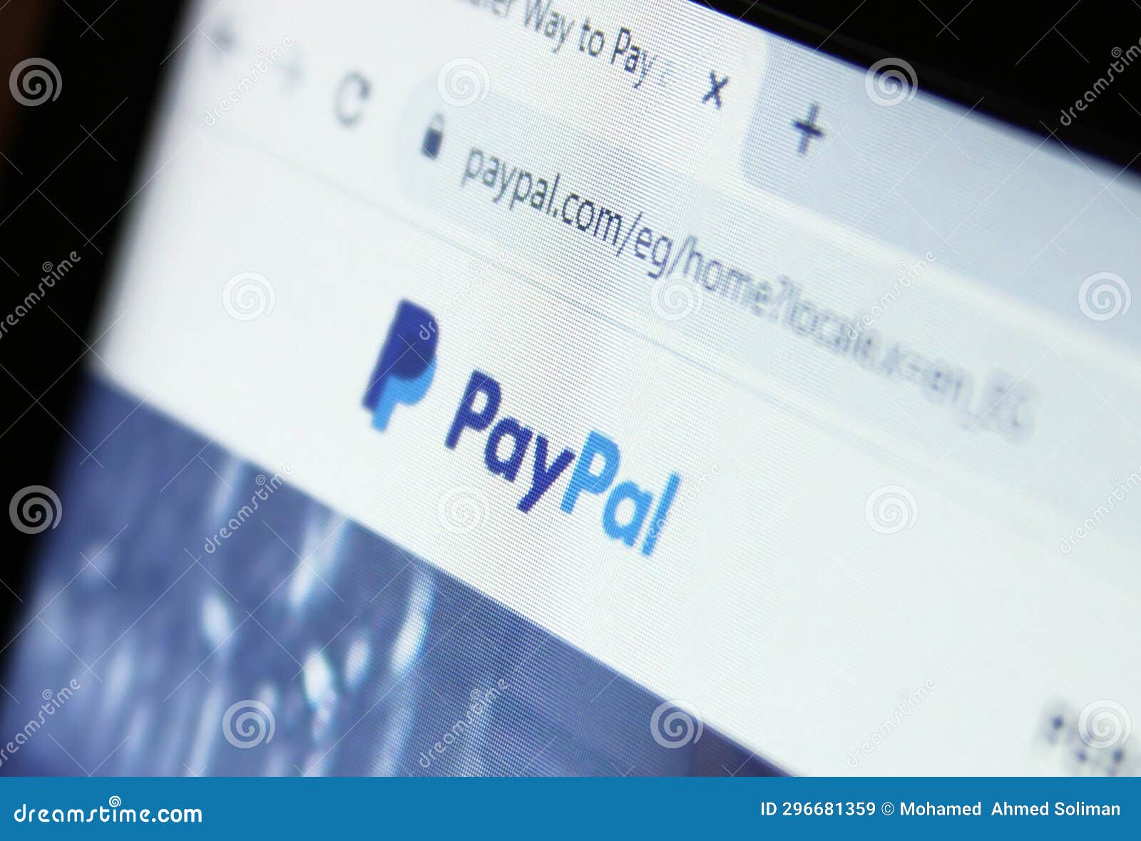 Paypal website editorial stock image. Image of paypal - 296681359