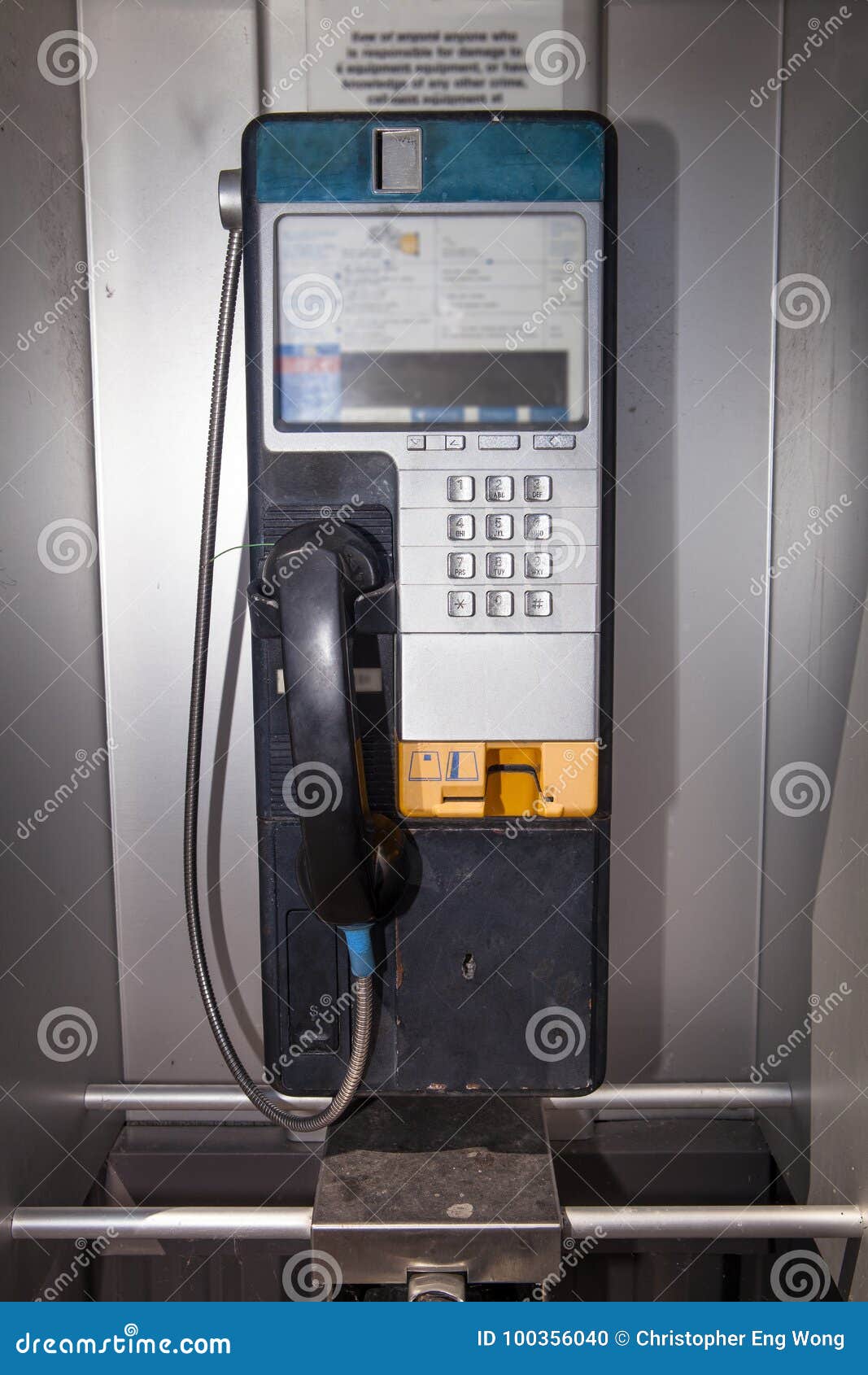 Payphone foto de stock. Imagem de tecnologia, payphone - 100356040