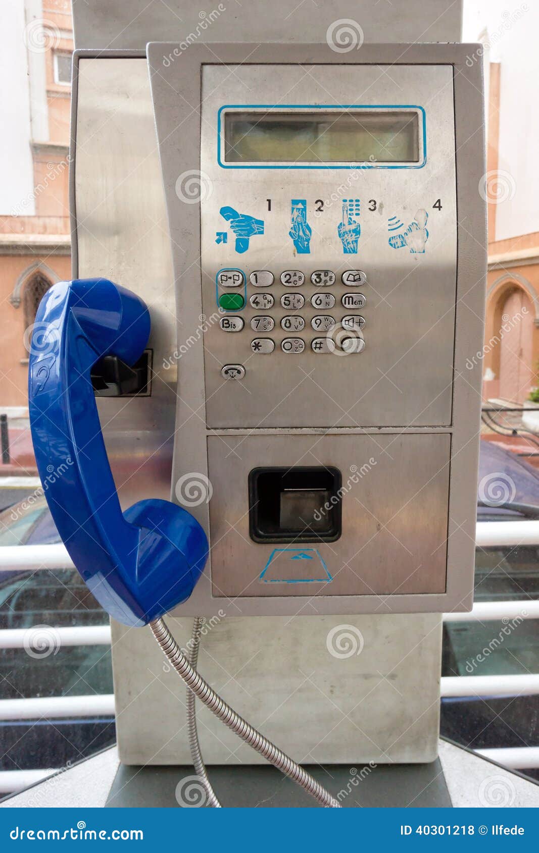 Payphone on the street stock photo. Image of digits, communicate - 40301218