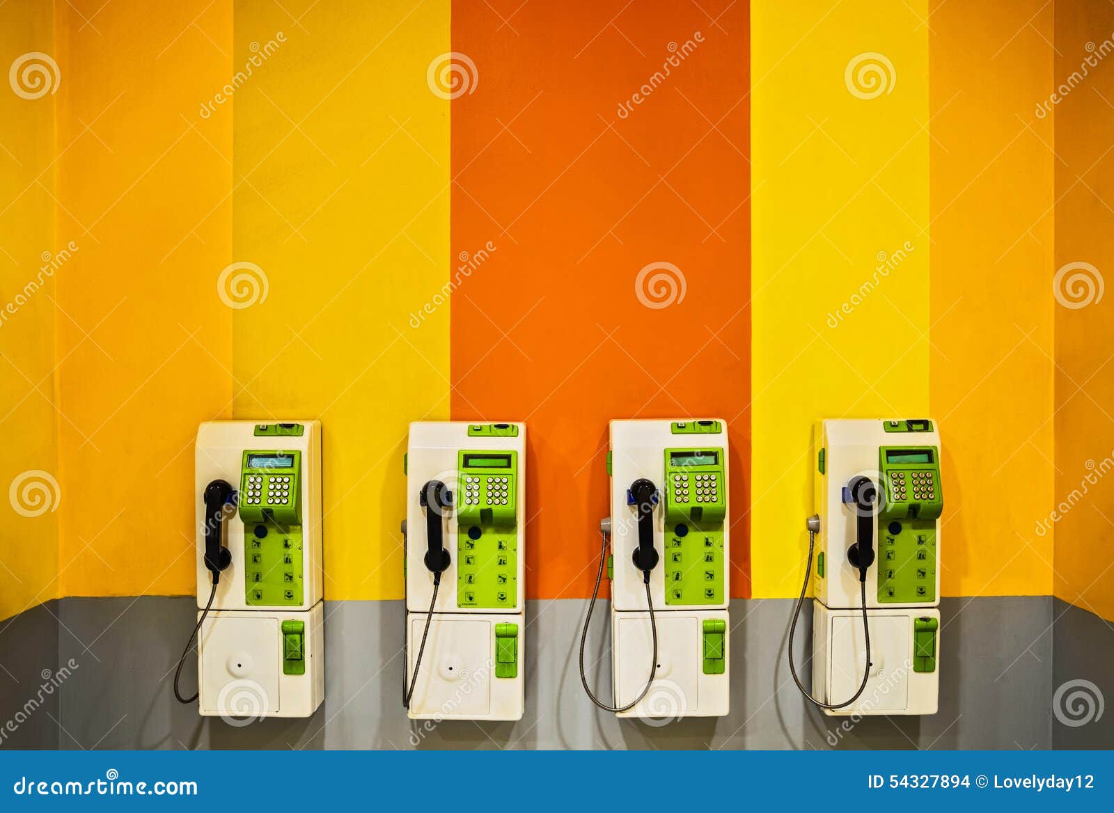Payphone on the Wall Public Stock Photo - Image of vertical, speak ...