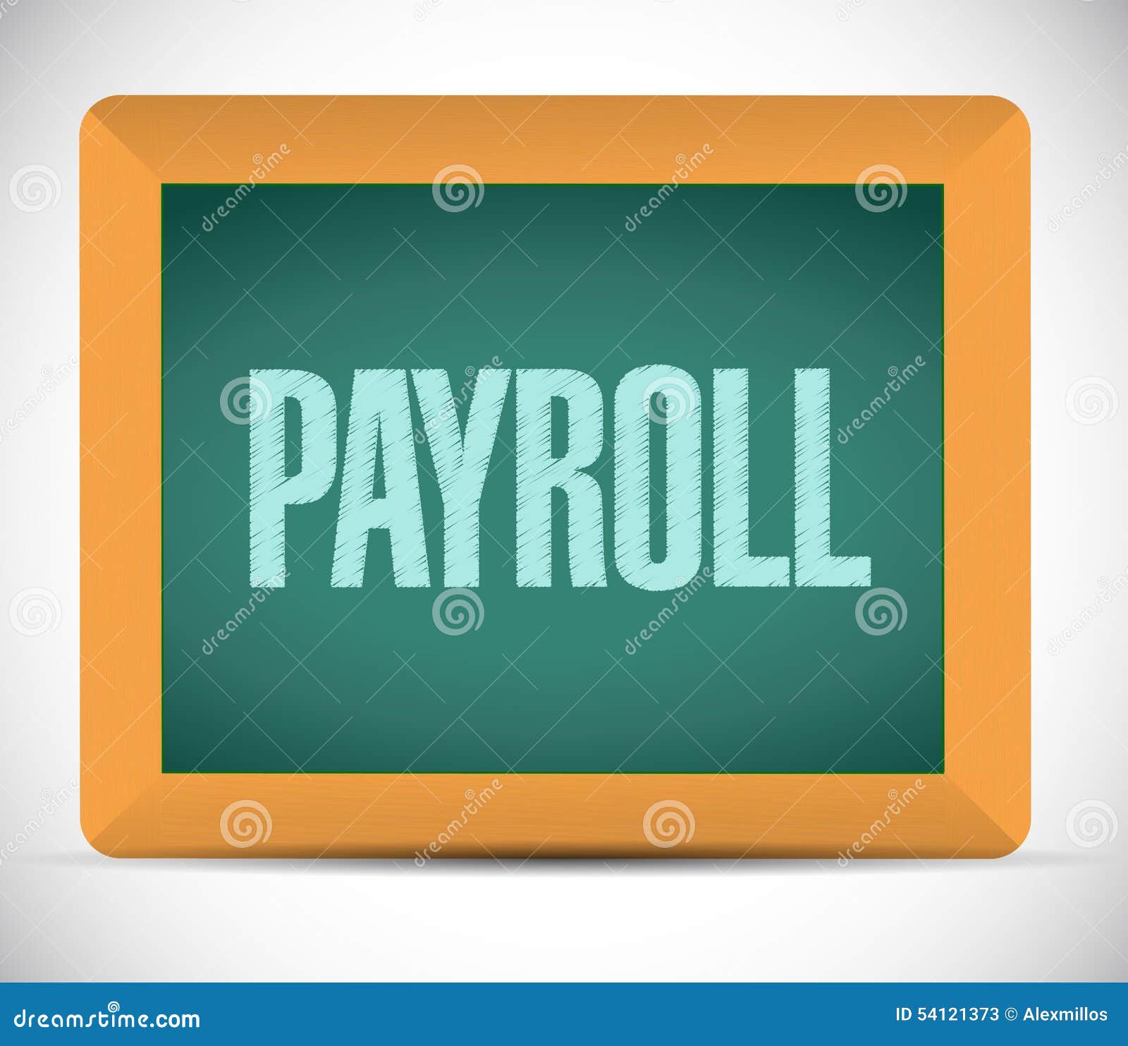 Payroll Board Sign Concept Illustration Stock Illustration ...