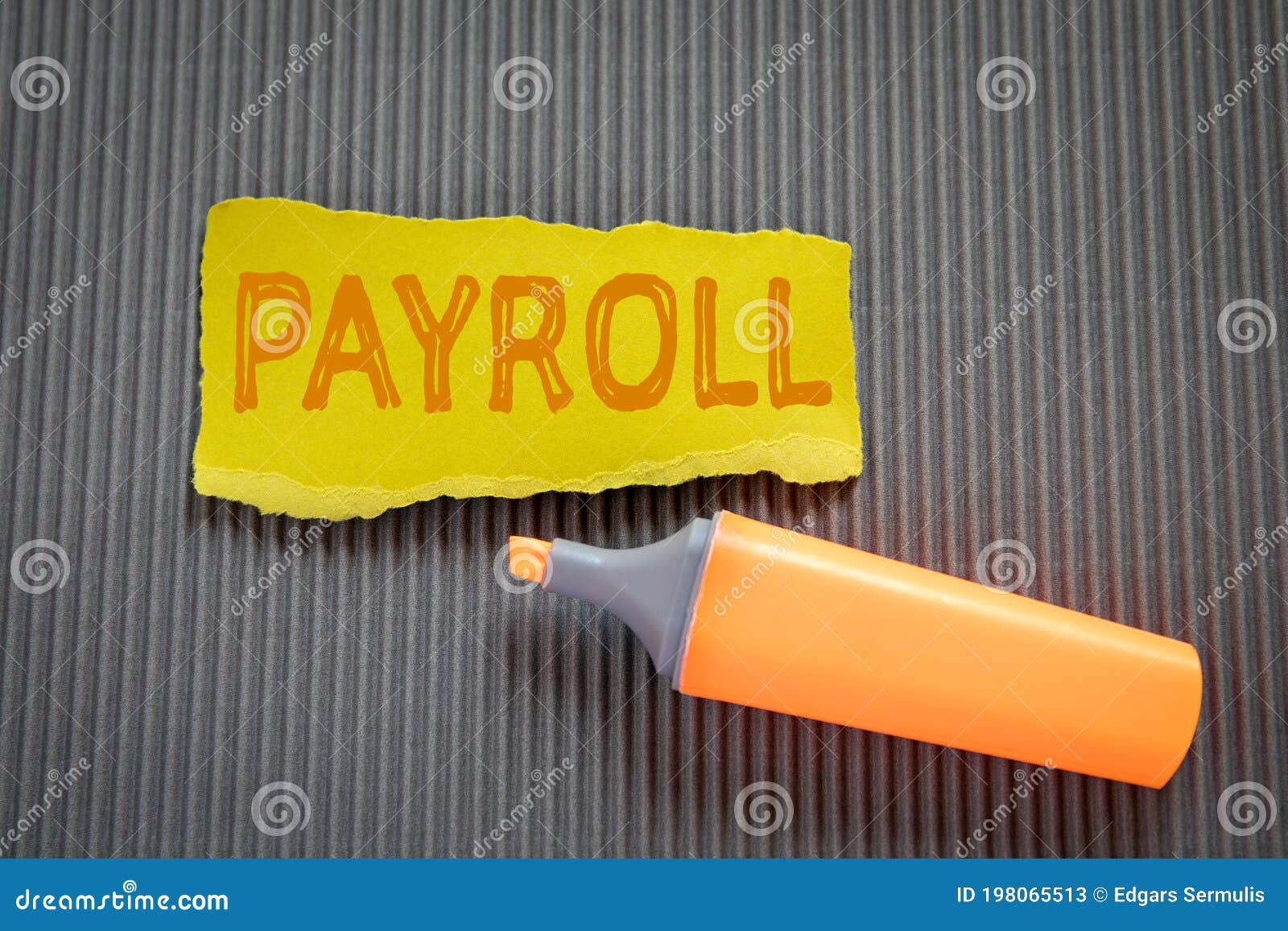 Payroll Business Finance Concept On Virtual Screen. Stock Photo ...
