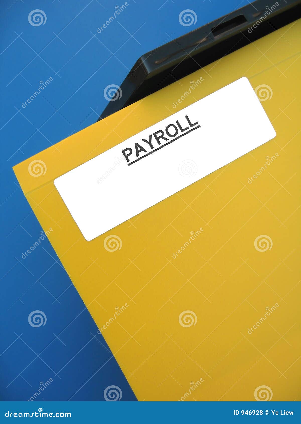 Payroll Folder stock photo. Image of folder, documentation - 946928