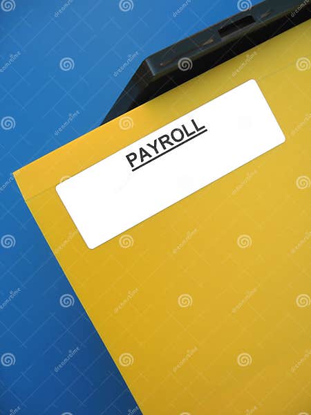 Payroll Folder stock photo. Image of folder, documentation - 946928