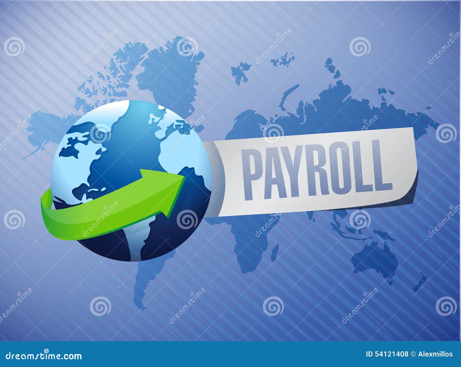 Payroll International Sign Concept Illustration Stock Illustration ...