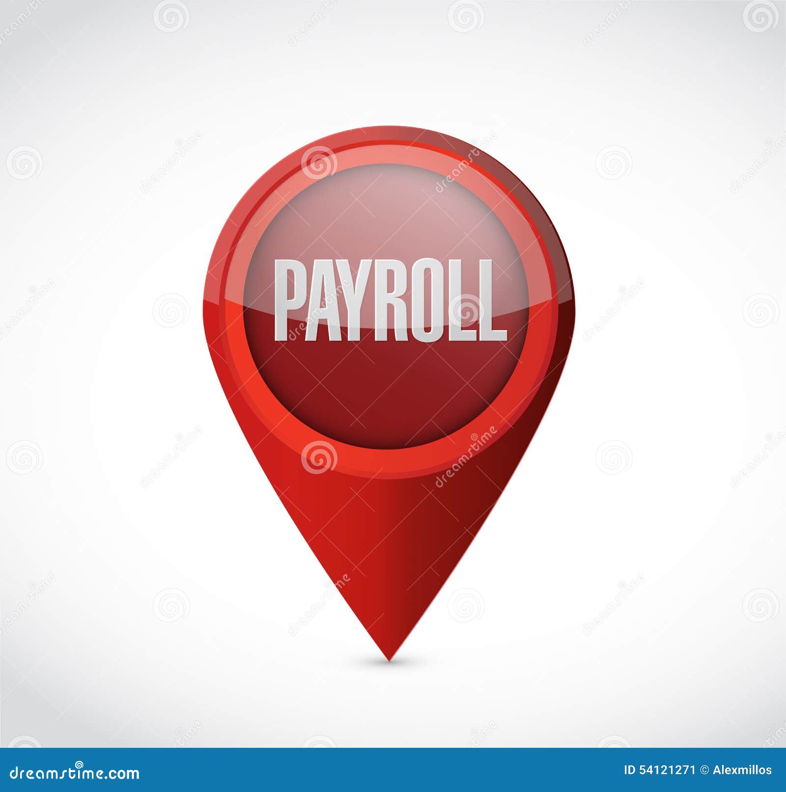 Payroll Pointer Sign Concept Illustration Design Stock Illustration ...