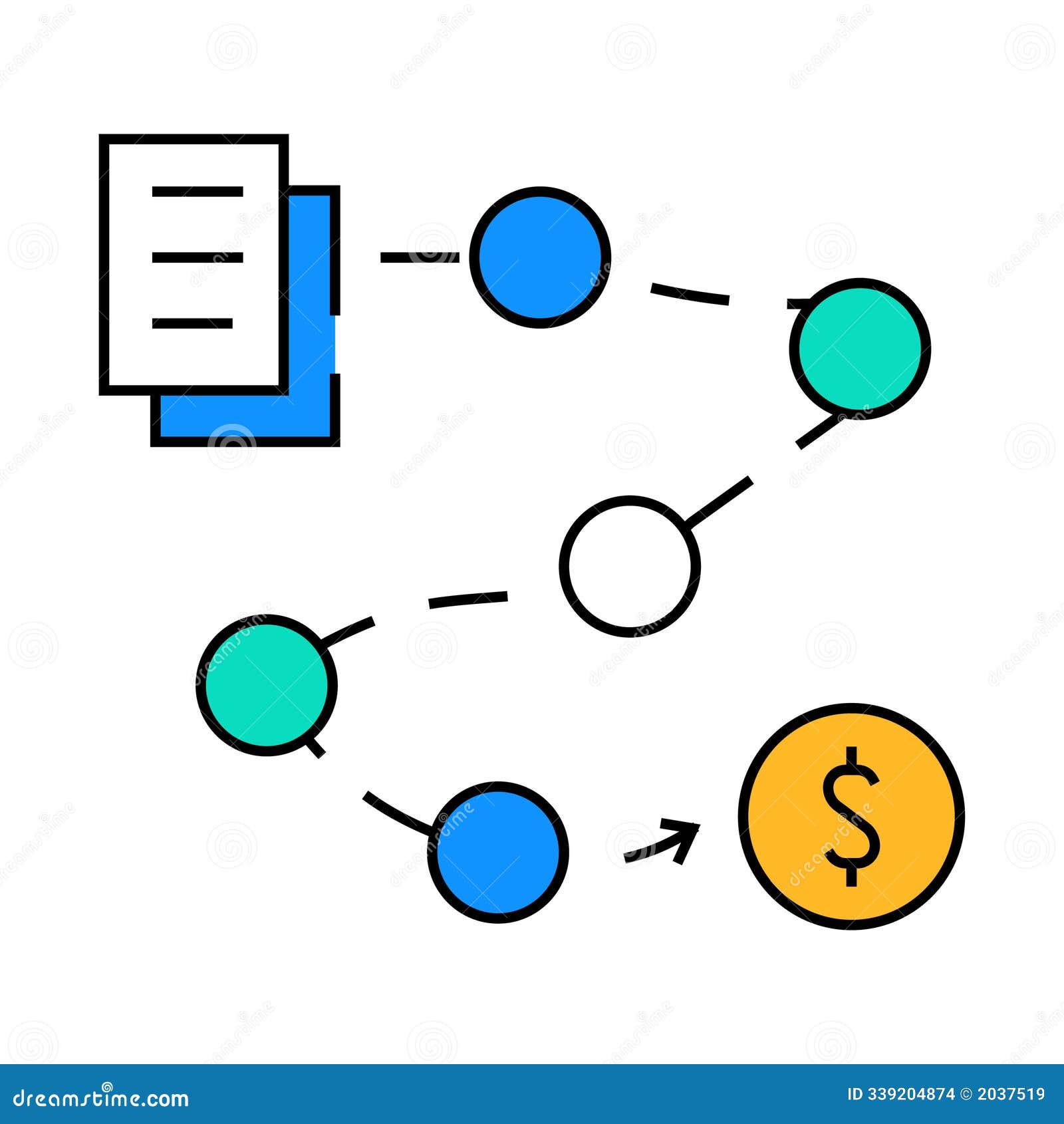 Payroll Processing Isolated Cartoon Vector Illustrations ...