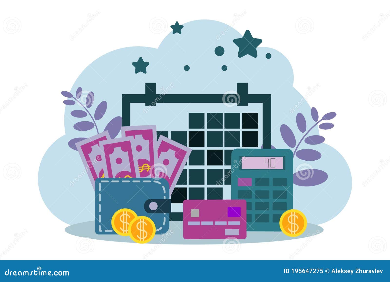 Payroll, Salary Payment Administrative, Accountant Calculating Payment ...