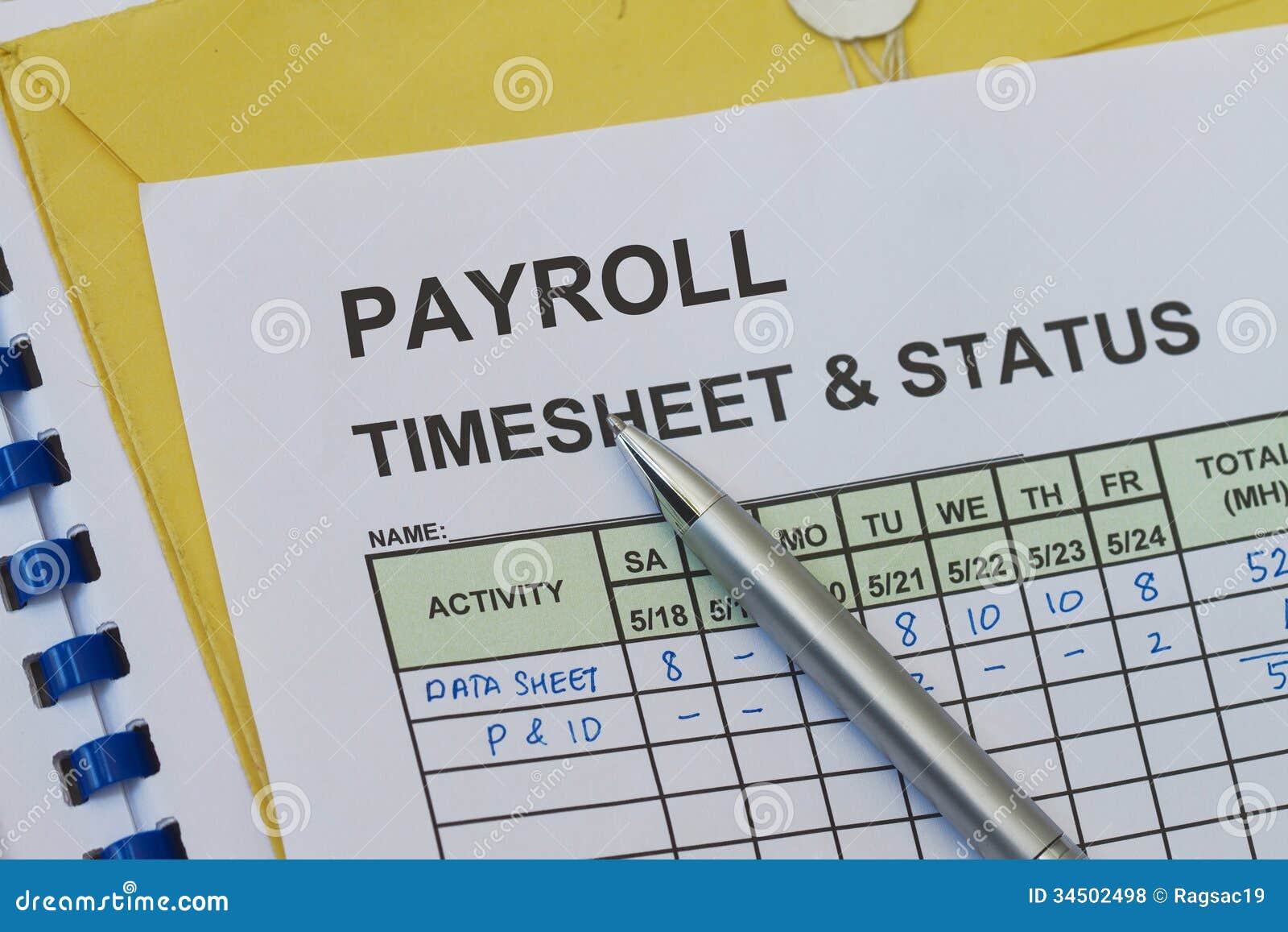 Payroll Timesheet Stock Photos - Free & Royalty-Free Stock Photos from ...