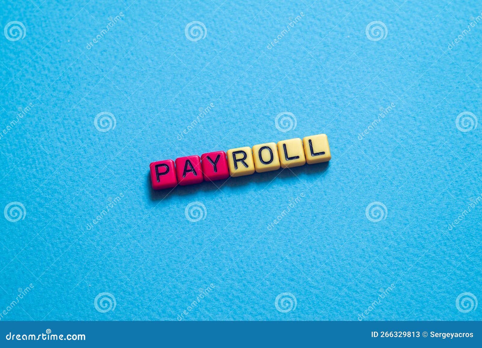 Payroll - Word Concept on Cubes Stock Image - Image of word, success ...