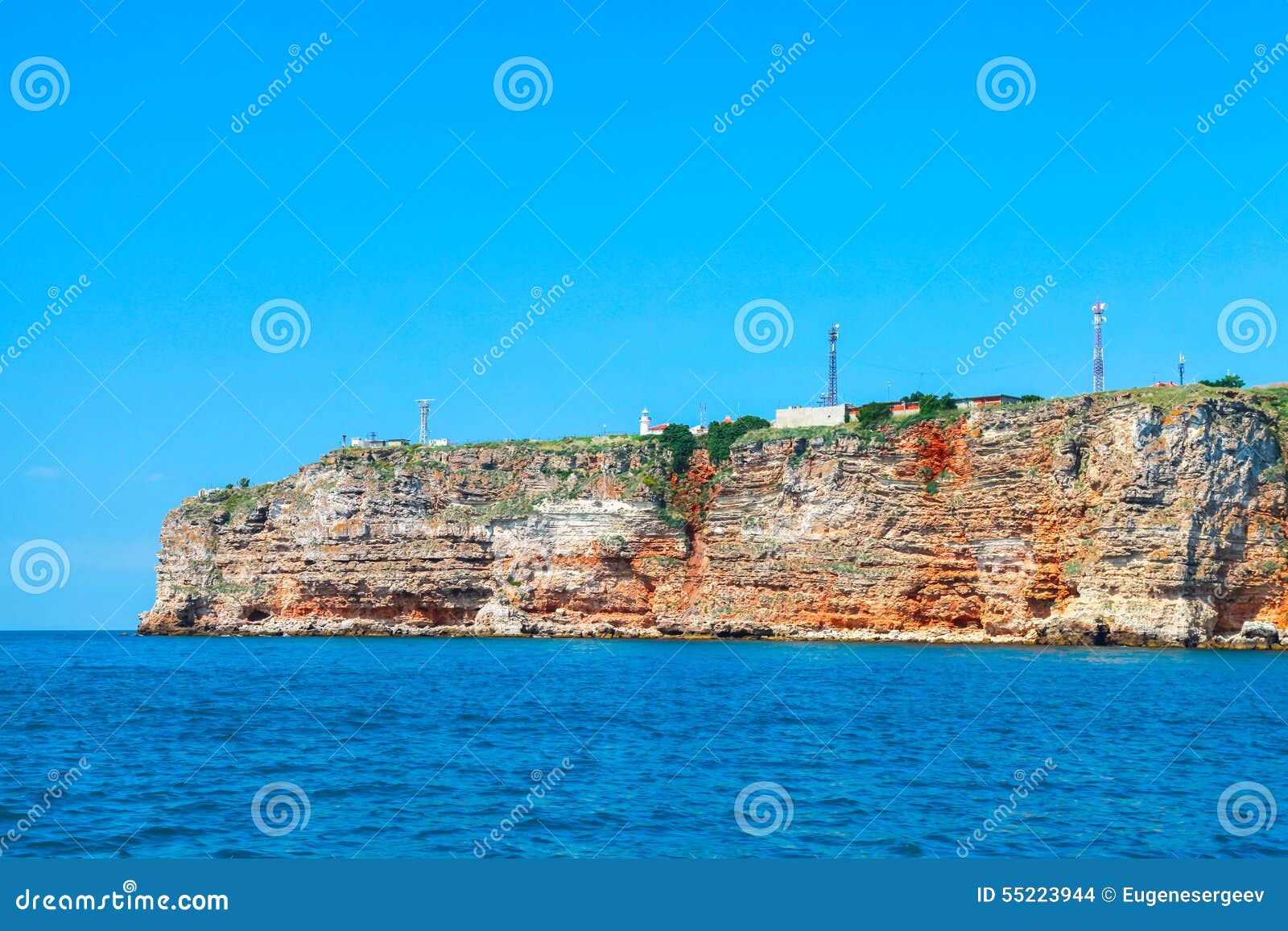 Paysage Côtier De Promontoire De Kaliakra Photo stock - Image du ...
