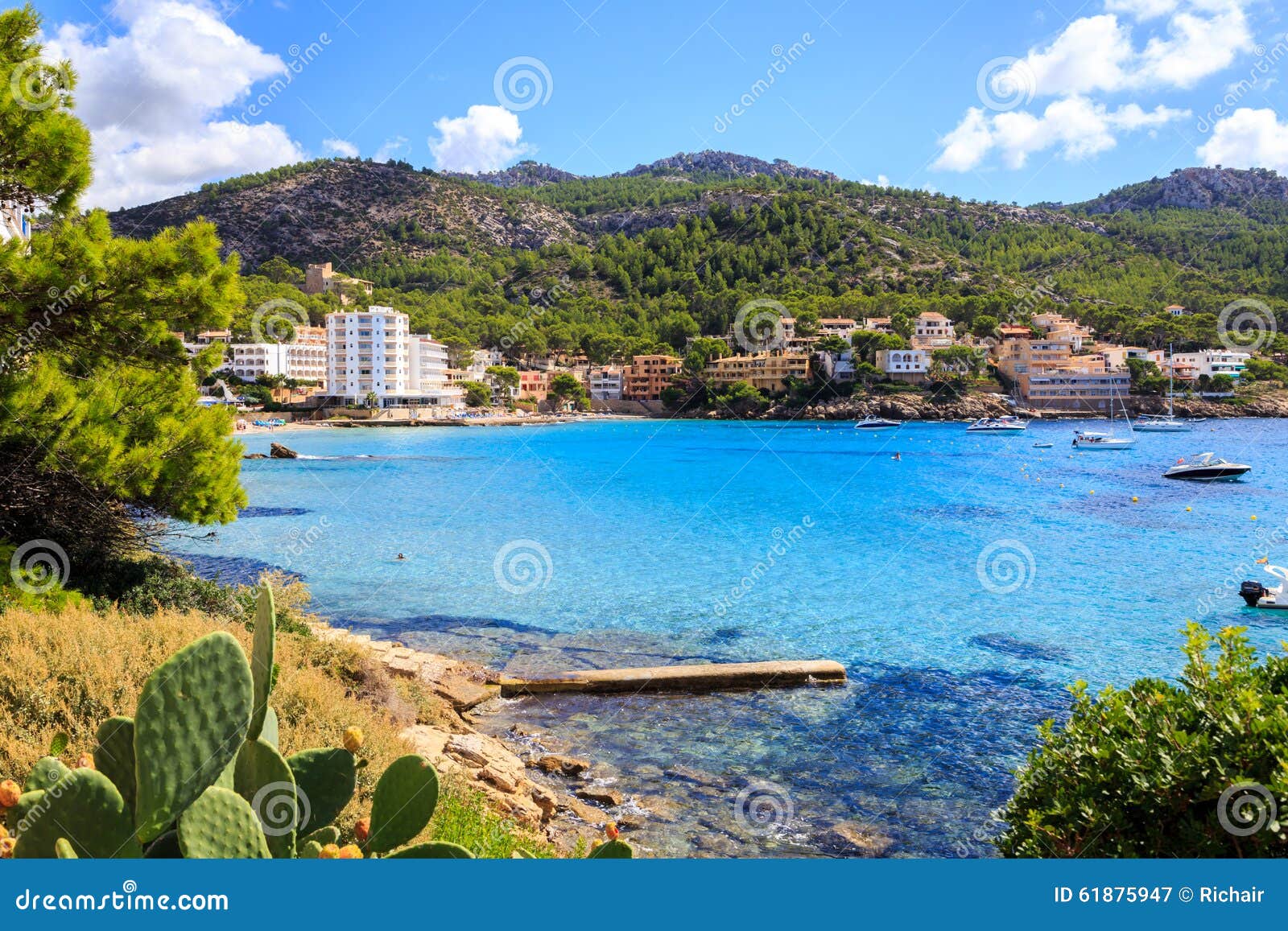 Paysage de Majorque image stock. Image du soleil, baléar - 61875947