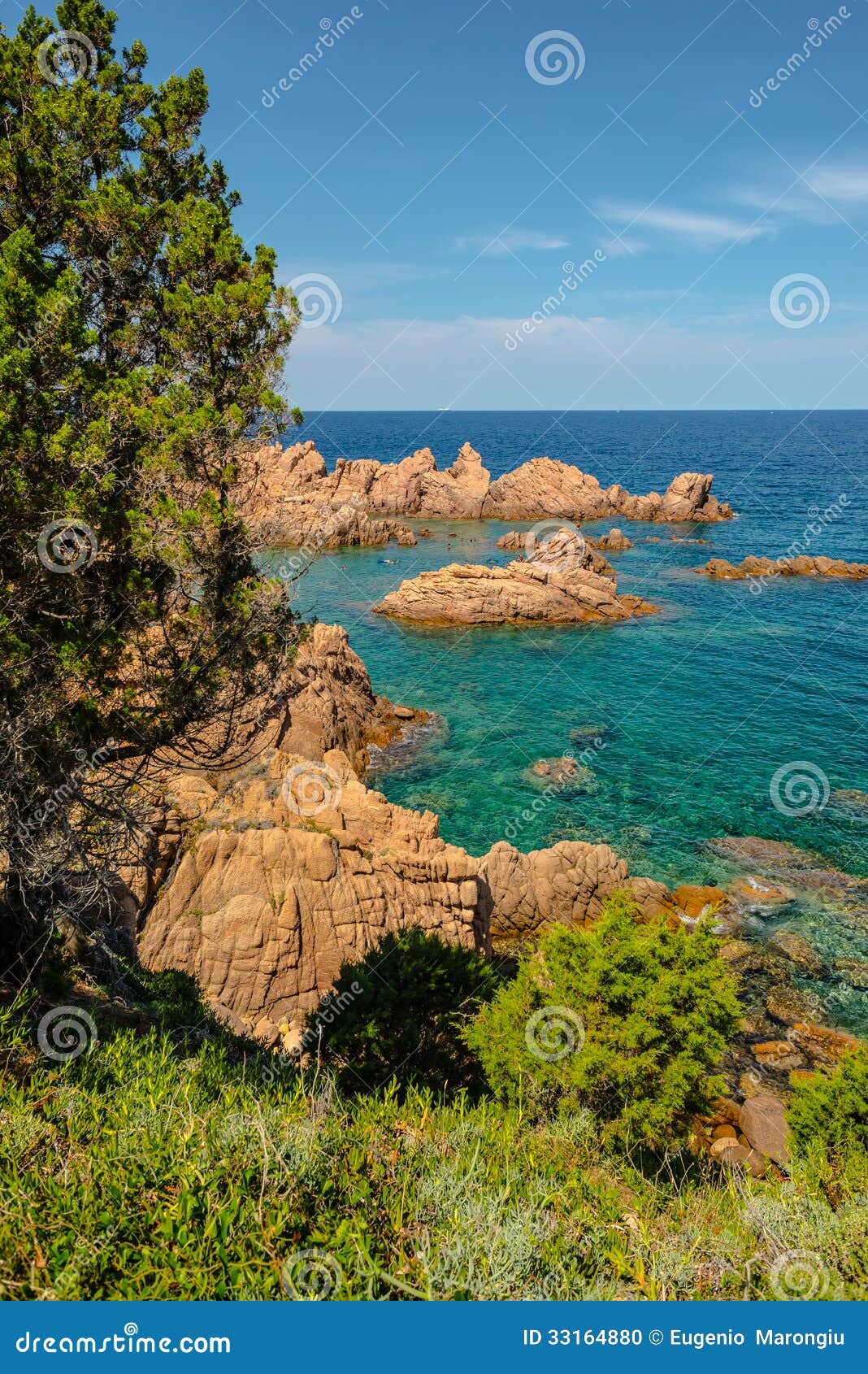 Paysage De Mer De La Sardaigne De Paradiso De Côte Photo stock - Image ...