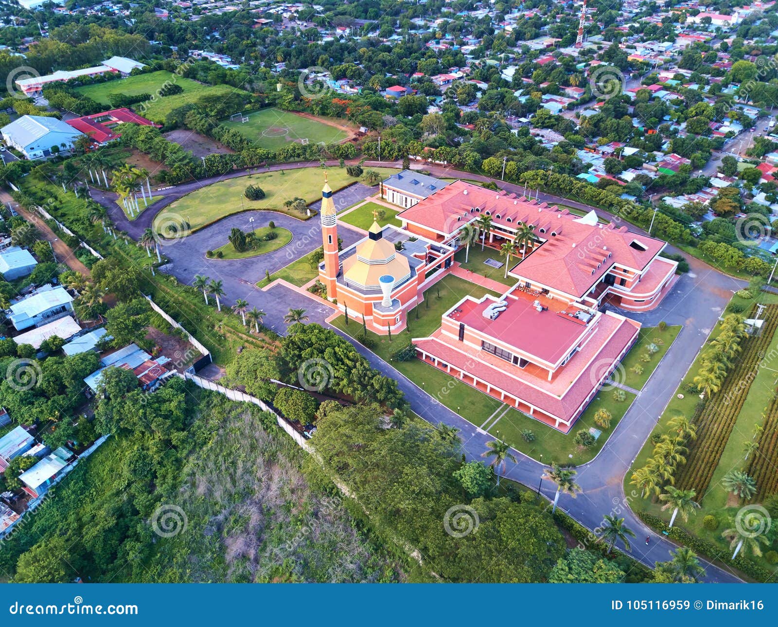 Paysage De Ville De Managua Image stock - Image du maisons, capitale ...