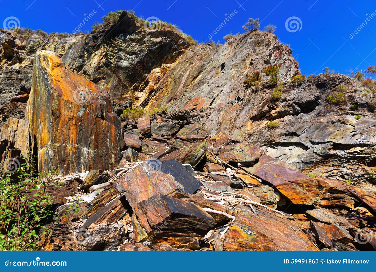 Paysage rocheux photo stock. Image du europe, nature - 59991860
