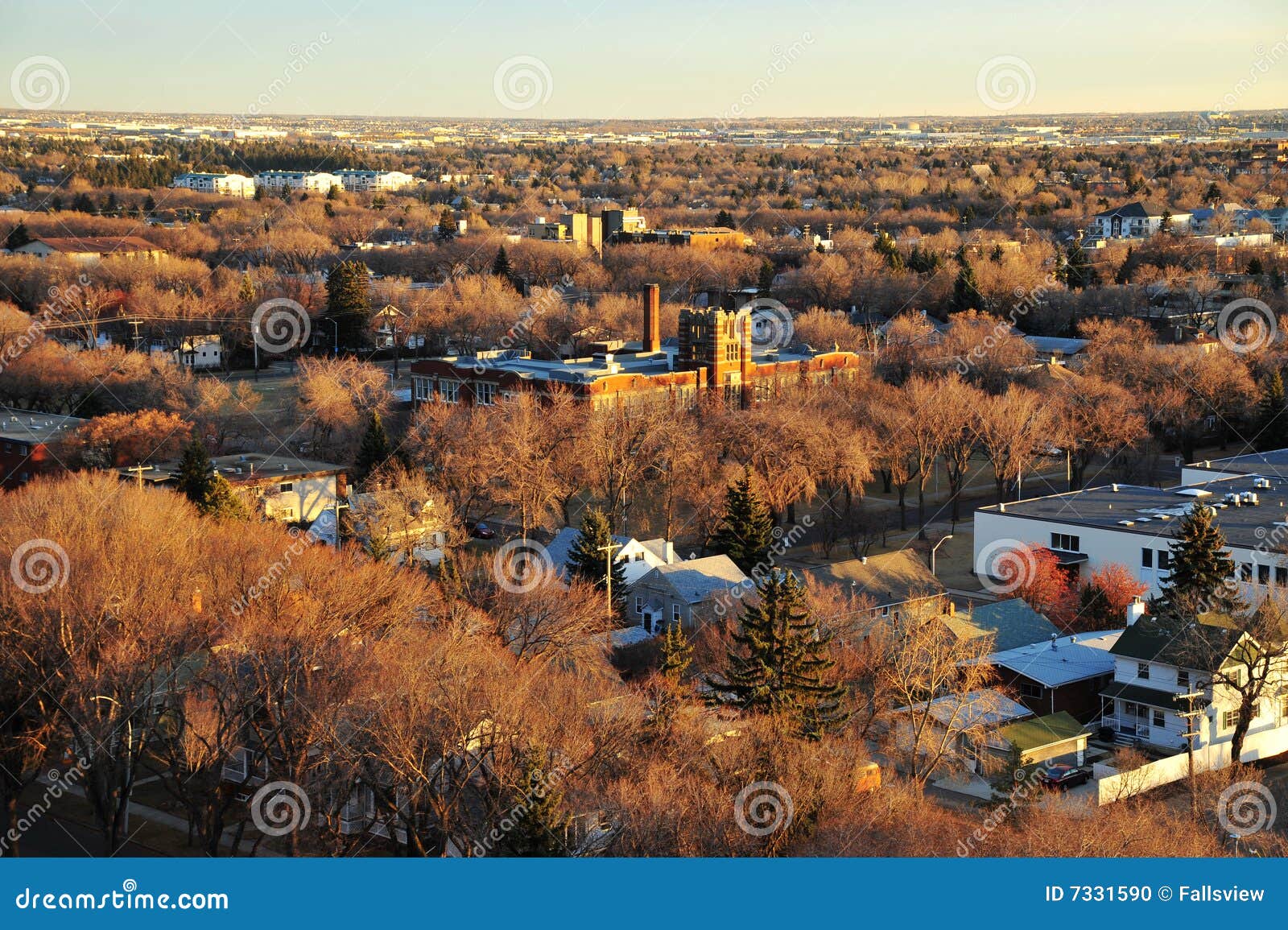 Paysage Urbain D'Edmonton D'automne Photo stock - Image du downtown ...