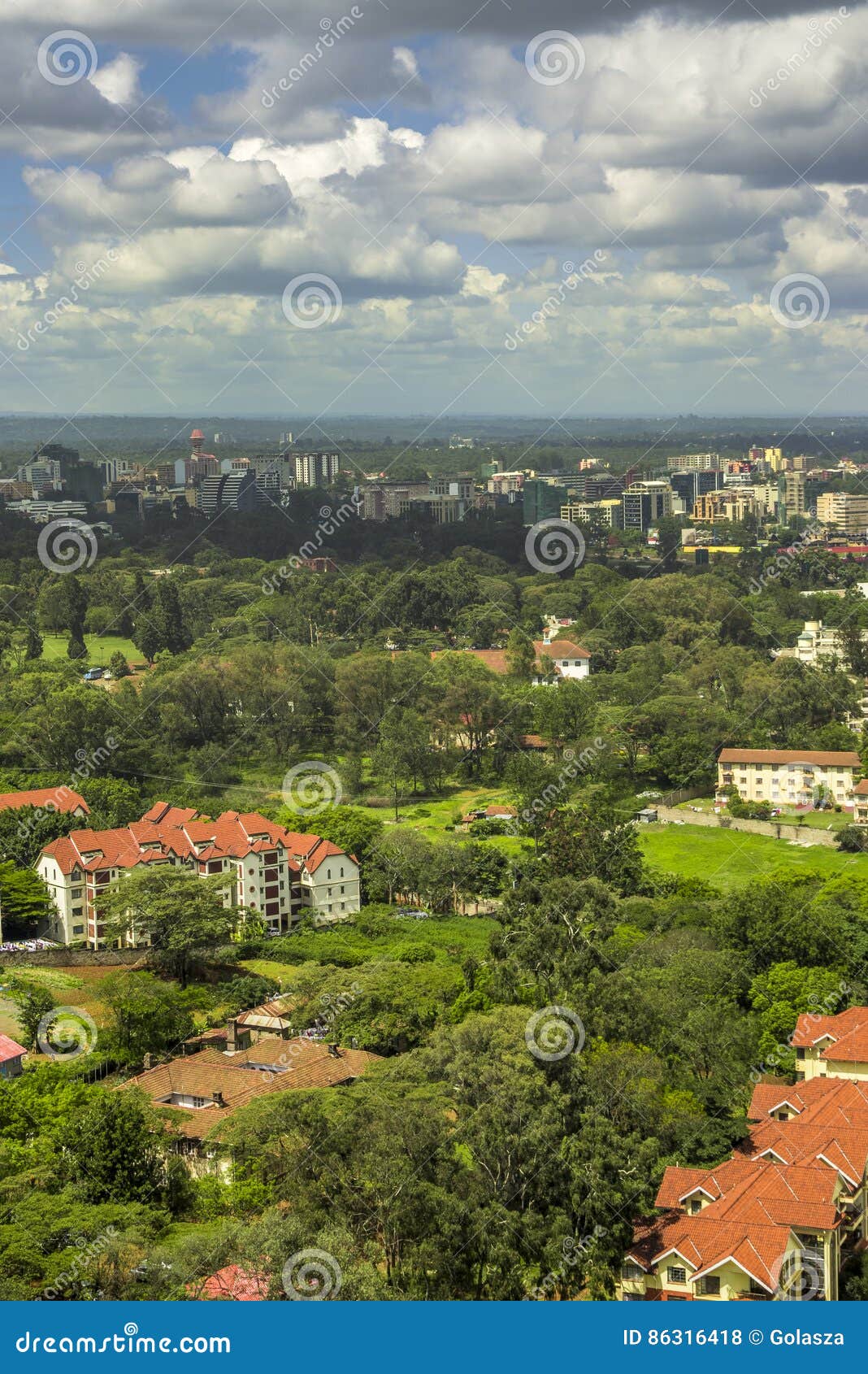 Paysage Urbain De Nairobi - Capitale Du Kenya Photo stock - Image du ...