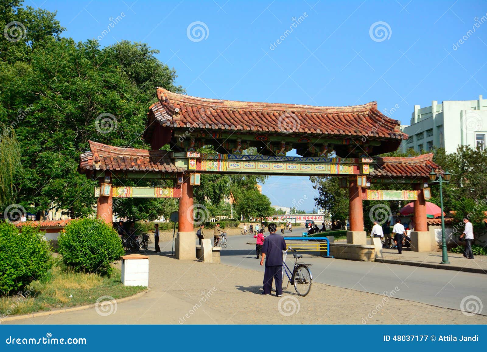 Paysage Urbain, Sariwon, Nord-Corée Photographie éditorial - Image du ...