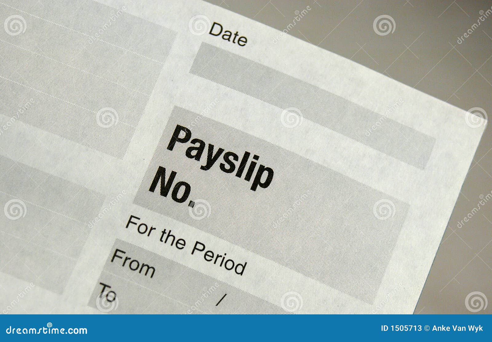 Payslip stock image. Image of form, account, work, slip - 1505713