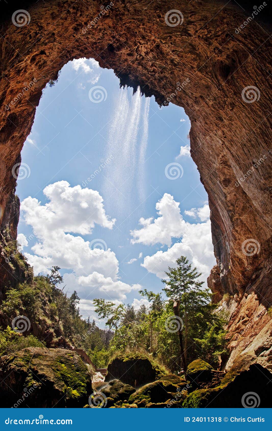 Payson Arizona S Tonto Natural Bridge Stock Photo - Image of arizona ...