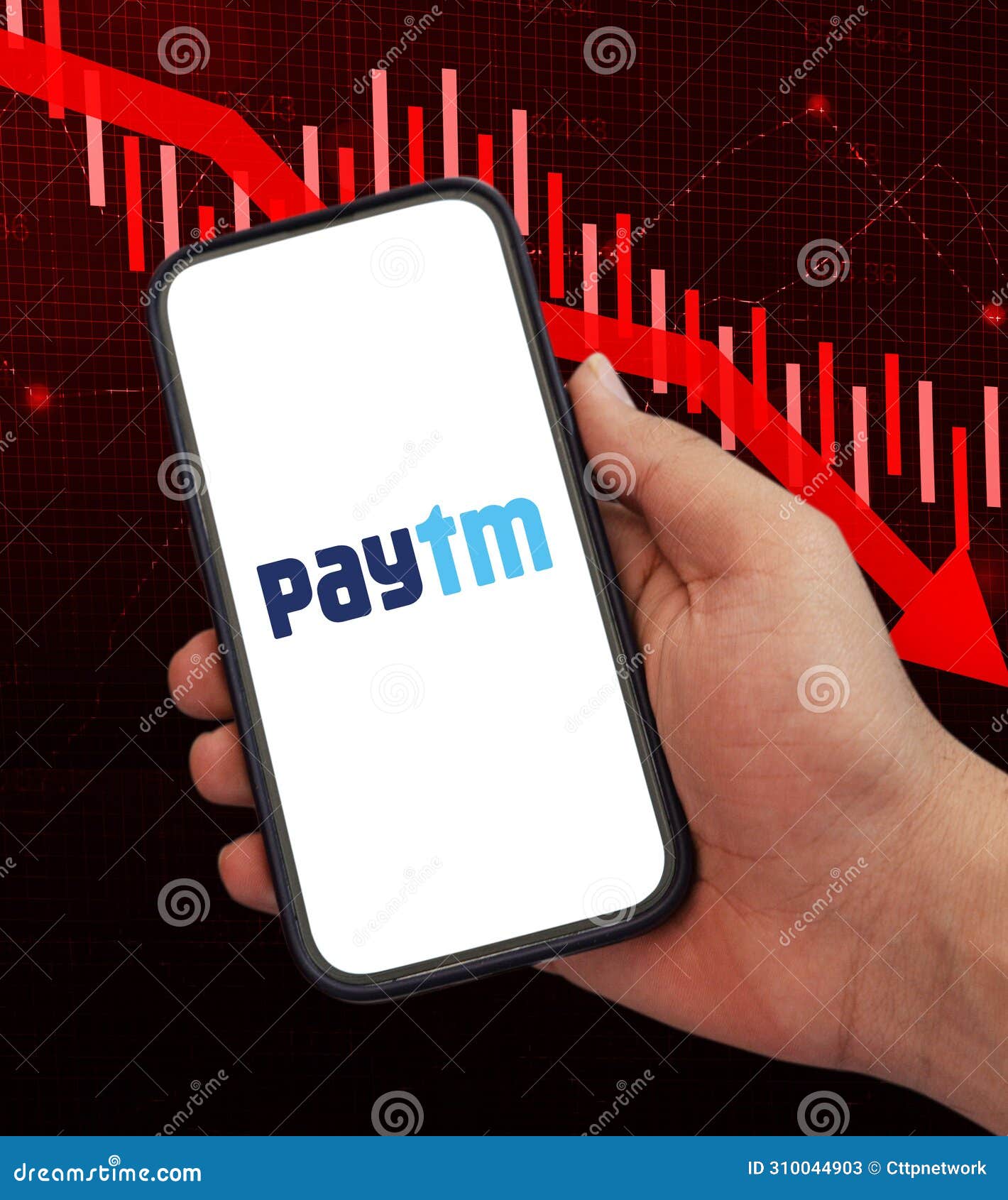 Paytm Application Stickers Displayed On Outside Of The Shop In India ...