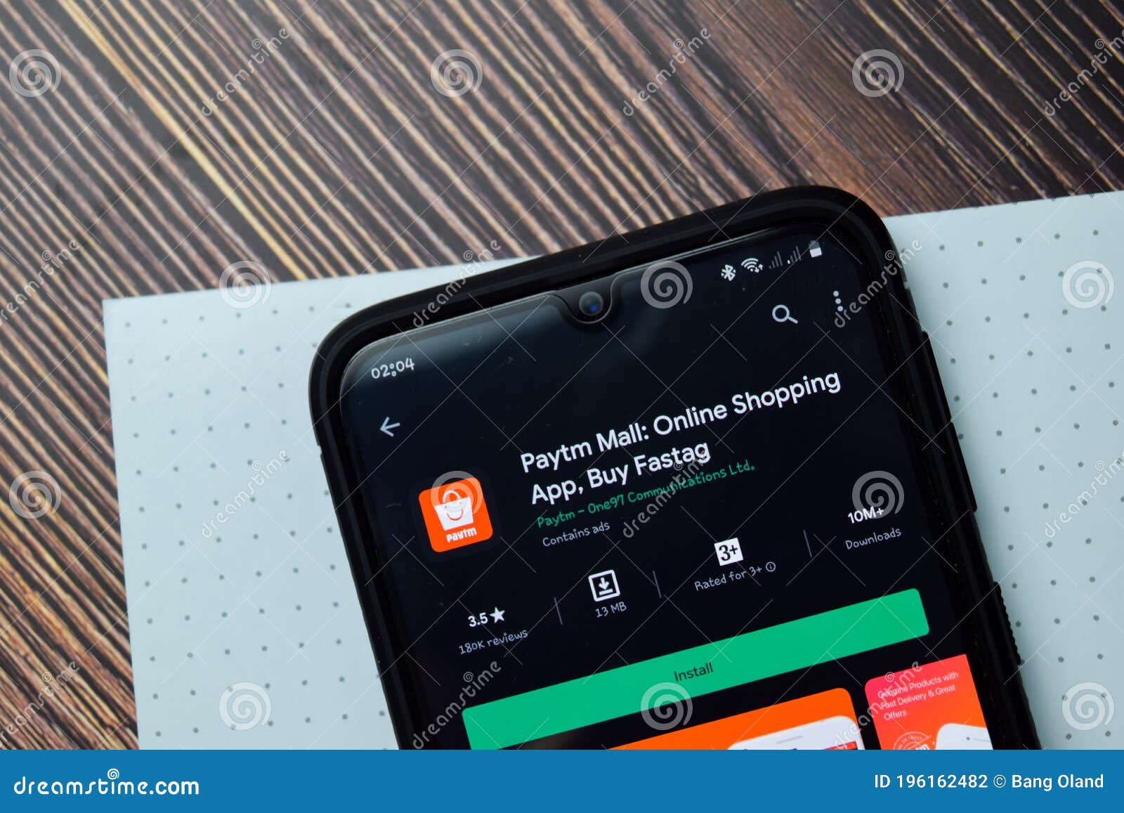 Paytm Application Stickers Displayed On Outside Of The Shop In India ...