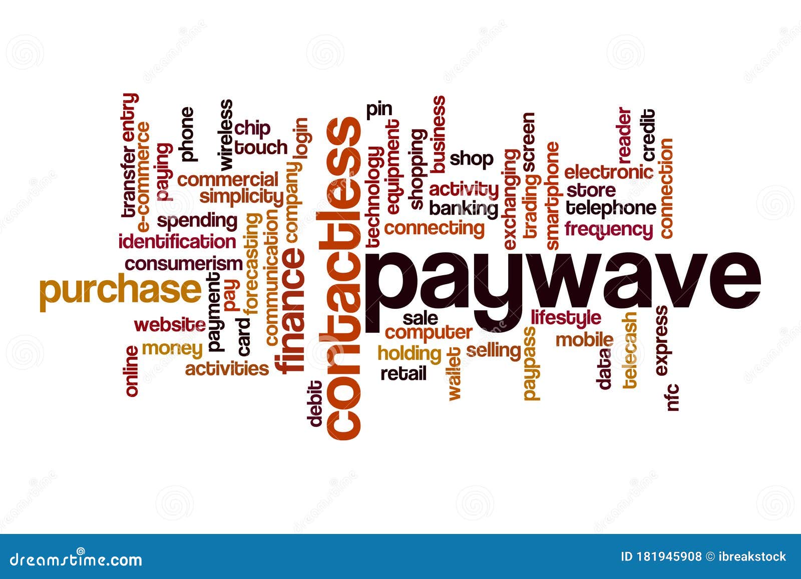 Paywave word cloud concept stock illustration. Illustration of paying ...