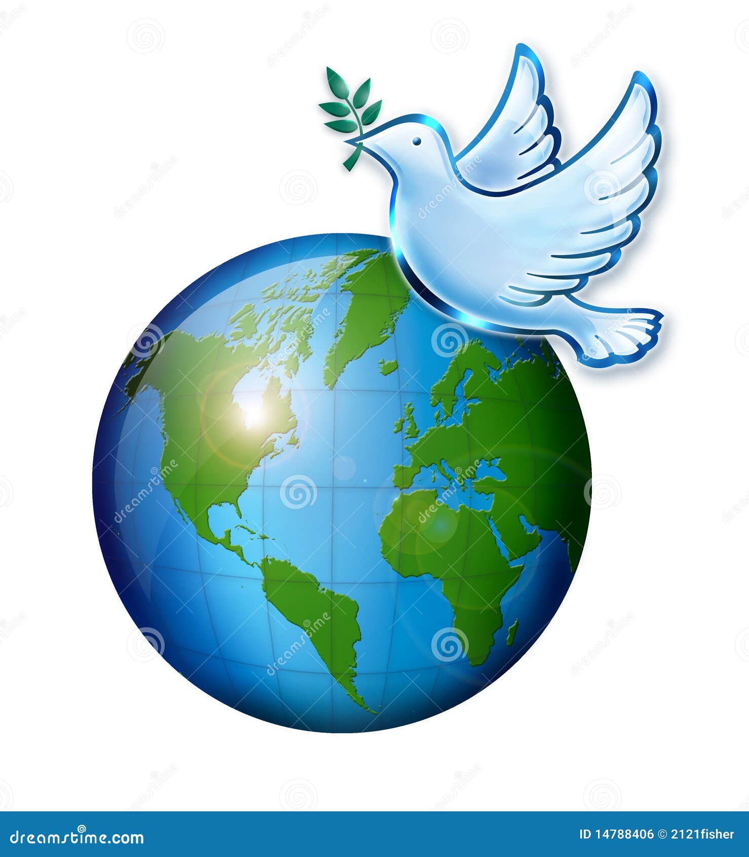 Paz del mundo stock de ilustración. Ilustración de mundo - 14788406