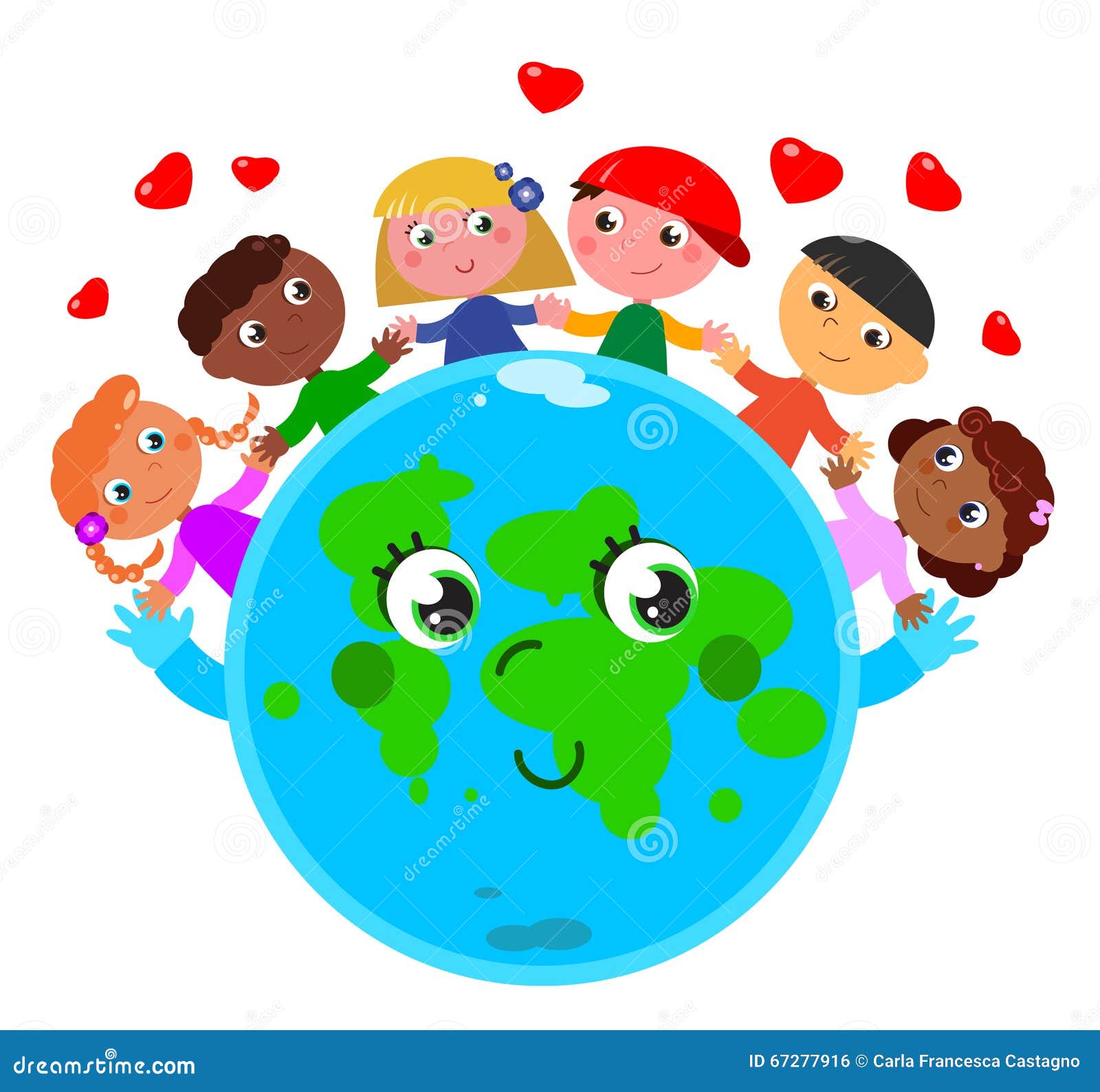 Paz em torno do mundo ilustração do vetor. Ilustração de meninos - 67277916