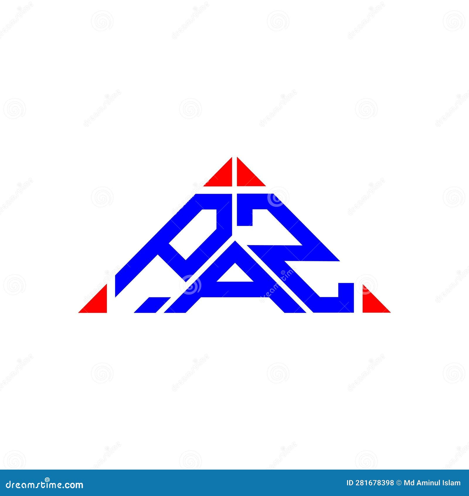 PAZ Letter Logo Creative Design with Vector Graphic, PAZ Stock Vector ...
