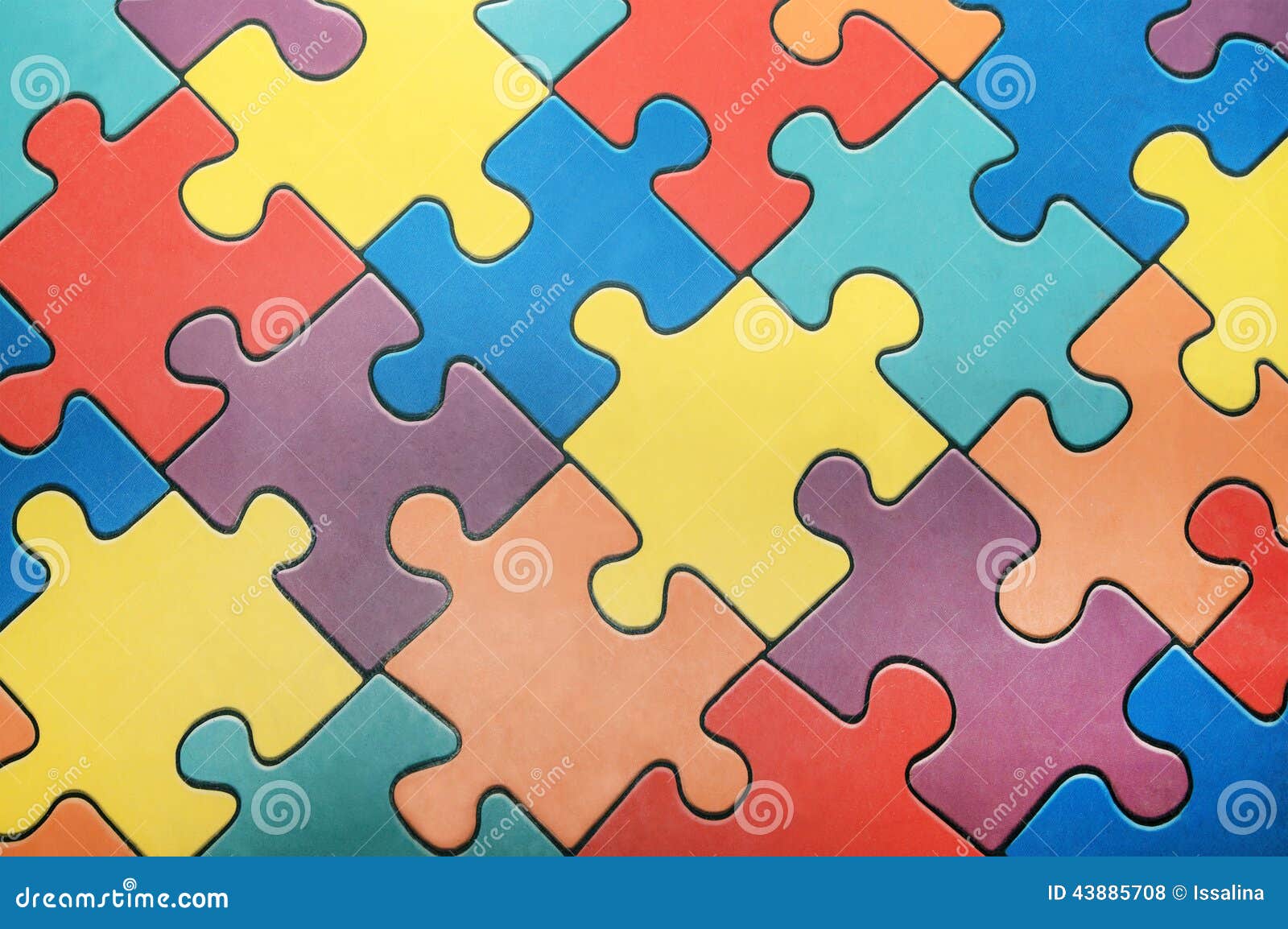 Pazzle stock photo. Image of objects, interior, blue - 43885708