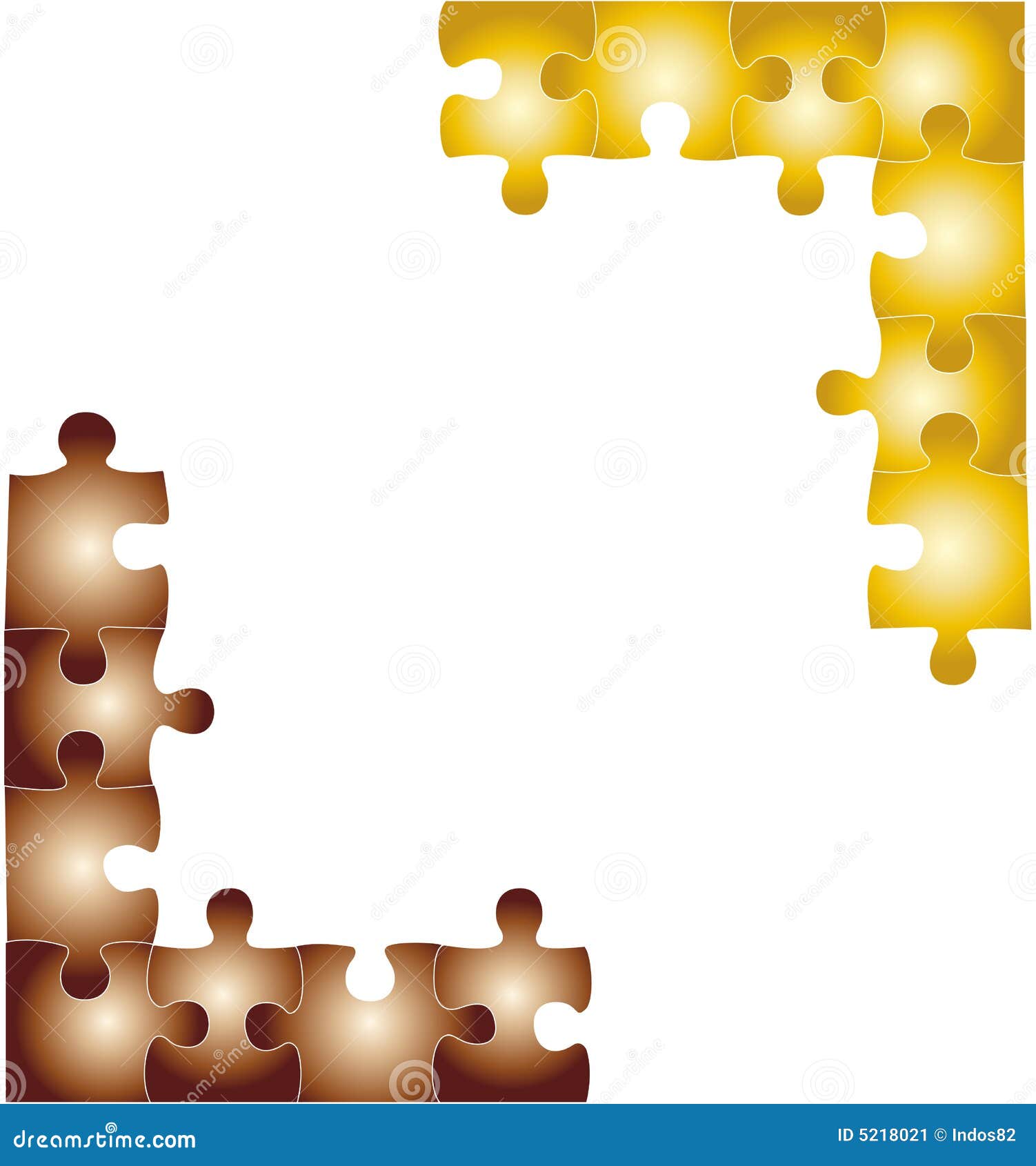 Pazzle frame stock vector. Illustration of finish, idea - 5218021