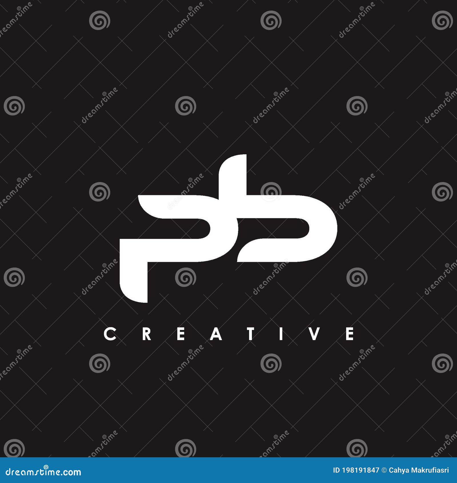 PB Letter Initial Logo Design Template Vector Illustration Stock Vector ...