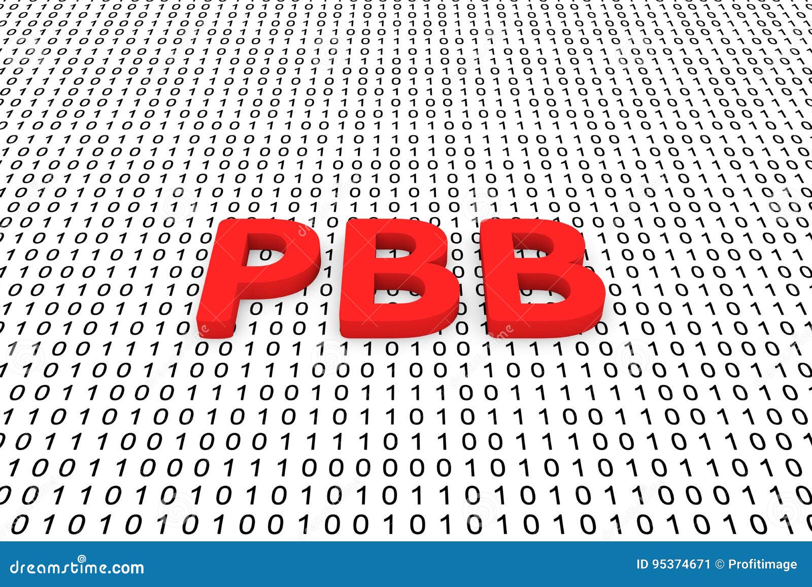 PBB stock illustration. Illustration of online, render - 95374671