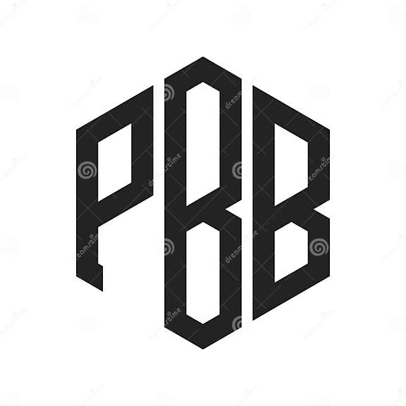 PBB Logo Design. Initial Letter PBB Monogram Logo Using Hexagon Shape ...